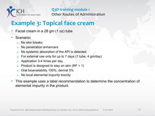 Module 1 developing acceptable levels for other routes of ...