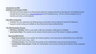 DNS introduction and exercises covering records | PPT