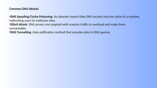 DNS introduction and exercises covering records | PPT