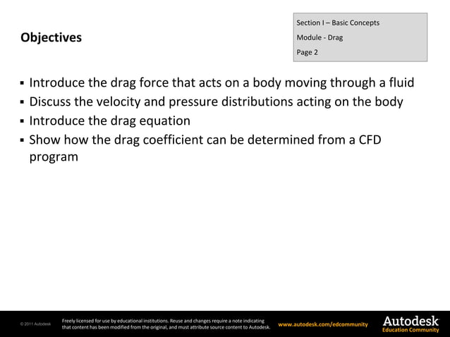 Drag Force and SimulationCFD (Module 1) | PDF