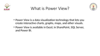Data visualization using Power BI concept | PPTX