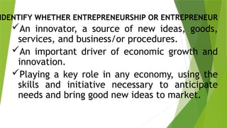 MODULE 1 - ENTREPRENEURSHIP final.pptx