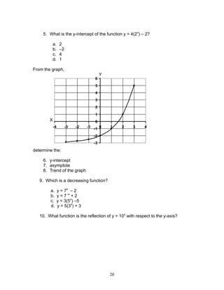 Module1 exponential functions | PDF
