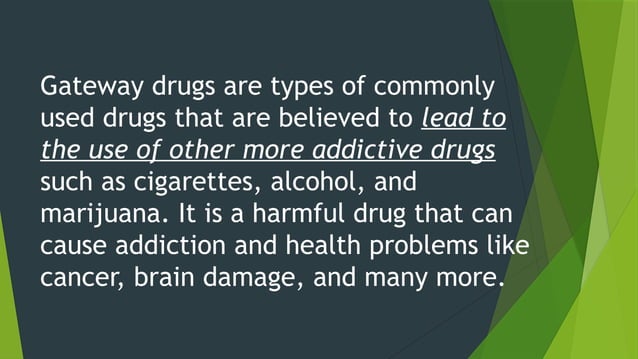 Module 1 - Gateway Drugs Topic in Grade 8 | PPTX | Illegal Drugs ...