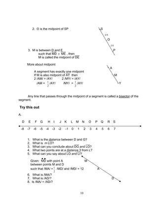 Module 1 geometric relations | PDF