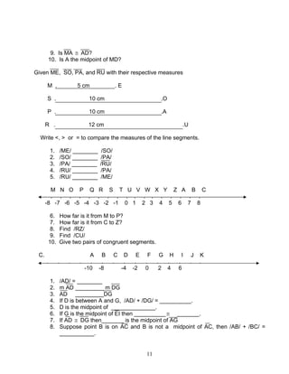 Module 1 geometric relations | PDF
