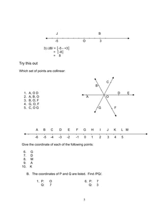 Module 1 geometric relations | PDF