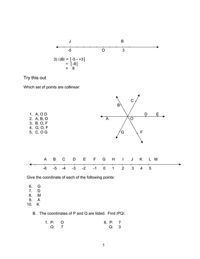 Module 1 Geometric Relations Module 1 Geometric Relations