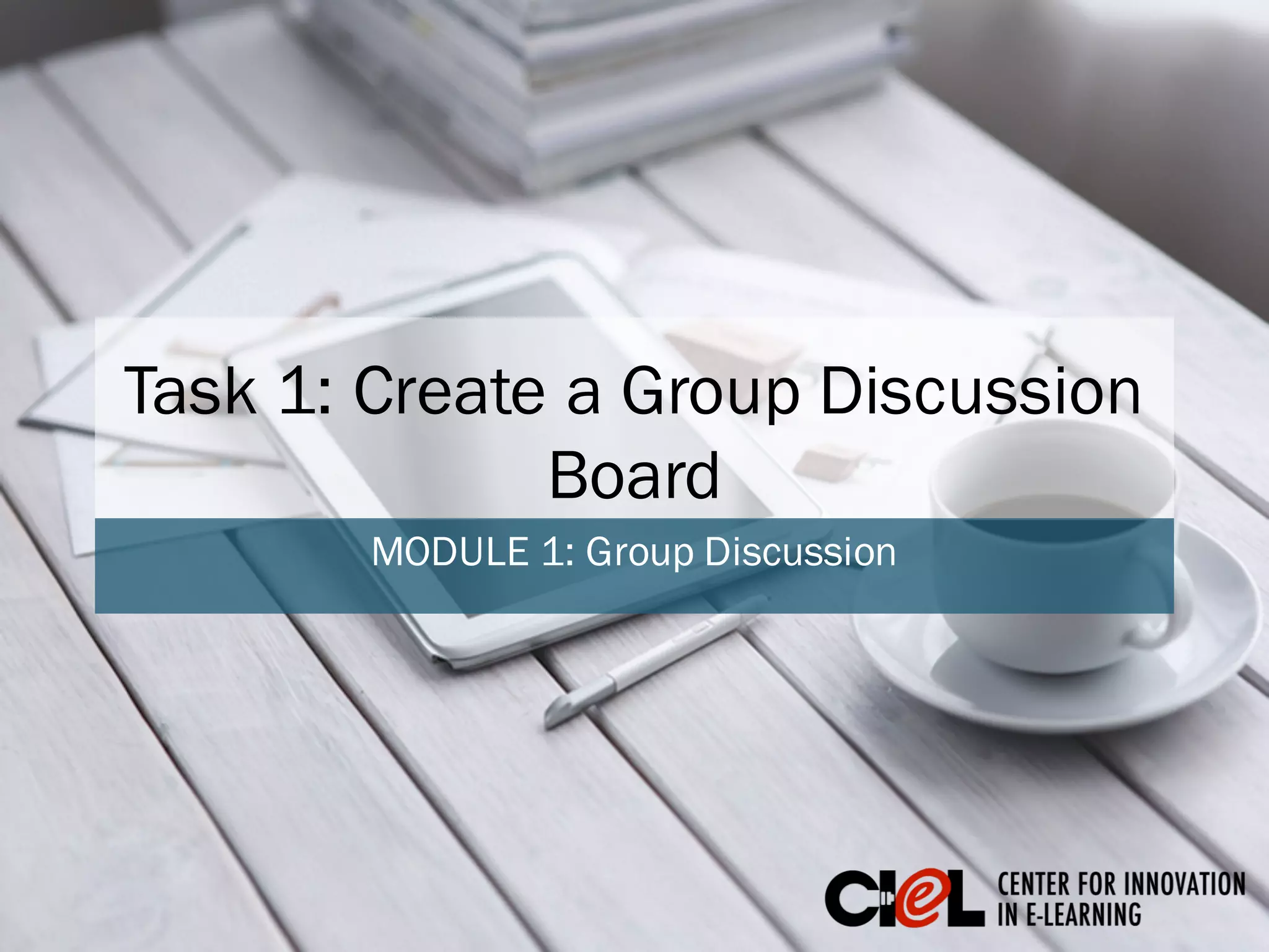 Module 1: Group Discussion - Task 1 | PDF