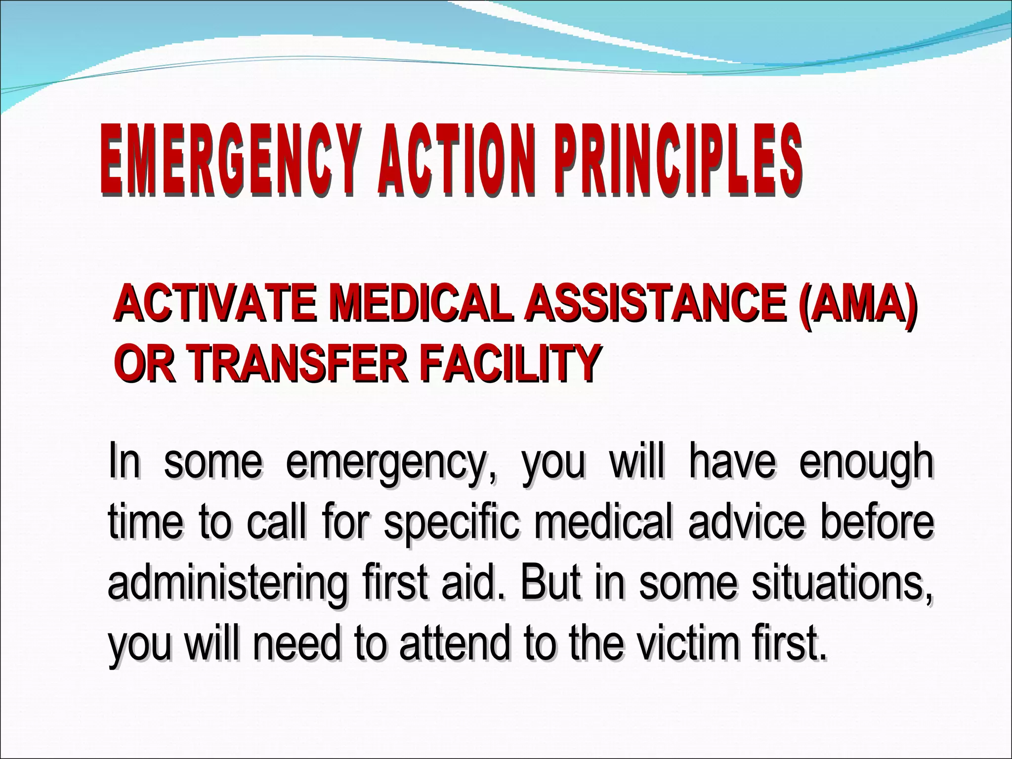 Module 1 Guidelines In Giving Emergency Care | PPT