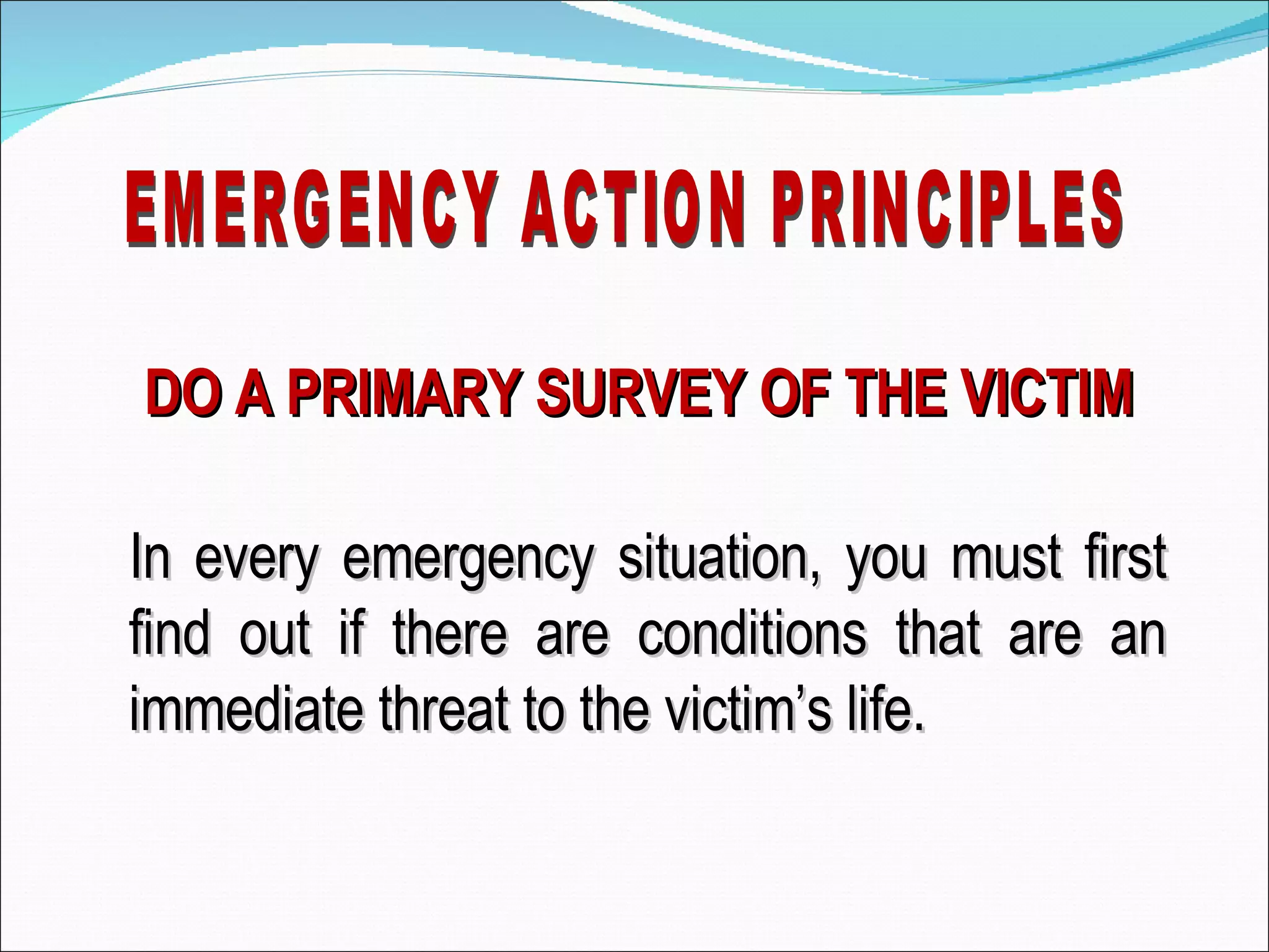 Module 1 Guidelines In Giving Emergency Care | PPT