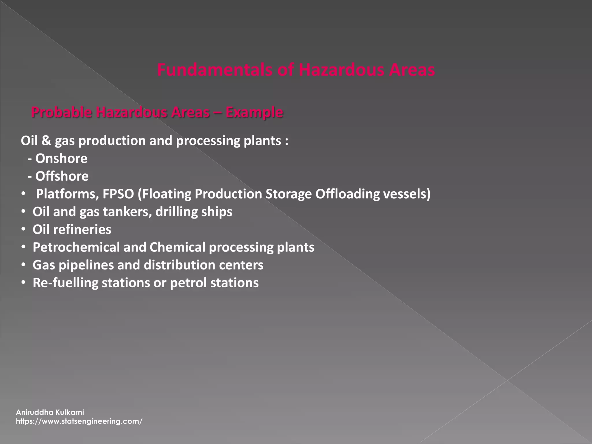 Hazardous areas series( Module1 of 18) - What is hazardous area and ...