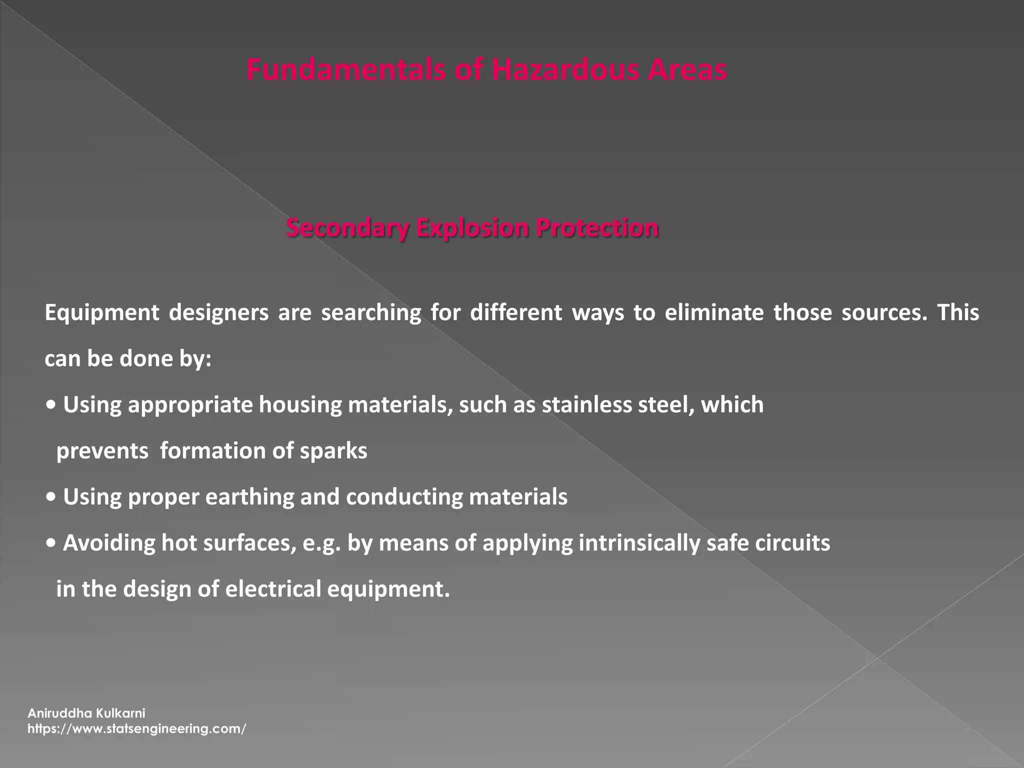 Hazardous areas series( Module1 of 18) - What is hazardous area and explosion triangle | PDF