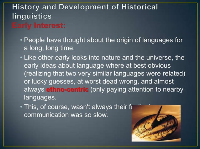 Module1 historical linguistics-part2 | PPT | Free Download