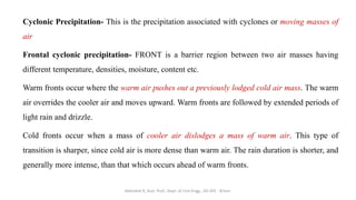 Module 1 Hydrology-Precipitation | PPTX