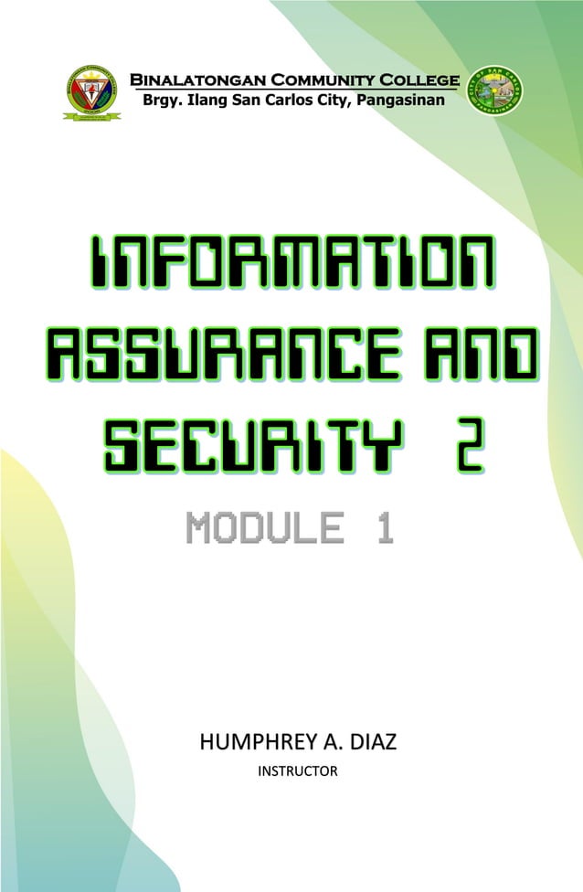 Module 1 - Information Assurance and Security 2.pdf | Web Development | Internet