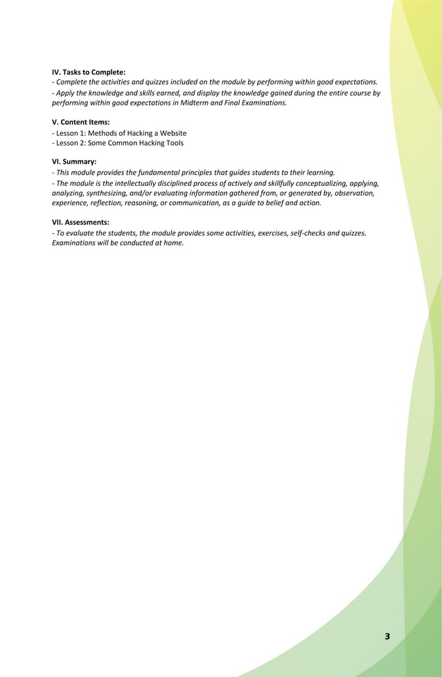 Module 1 - Information Assurance and Security 2.pdf | Web Development | Internet