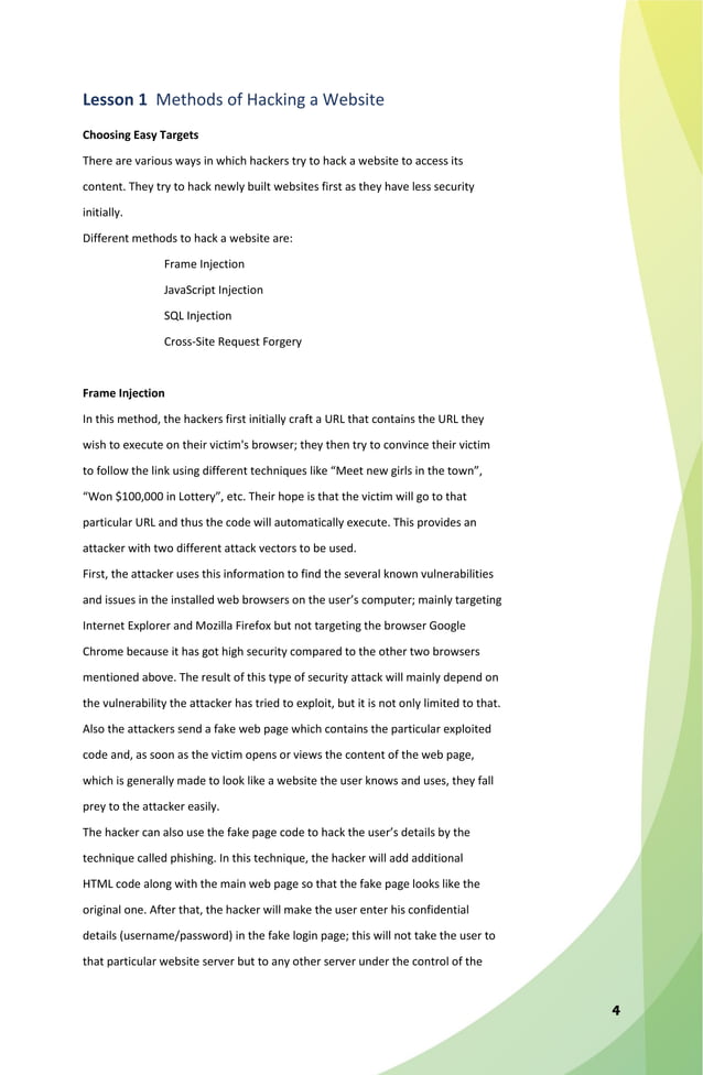 Module 1 - Information Assurance and Security 2.pdf | Web Development | Internet