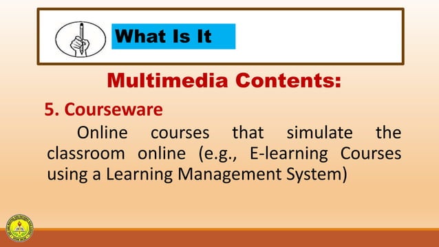 MODULE 1- INTERACTIVE MULTIMEDIA - Copy.pptx | Home Entertainment Systems | Consumer Electronics
