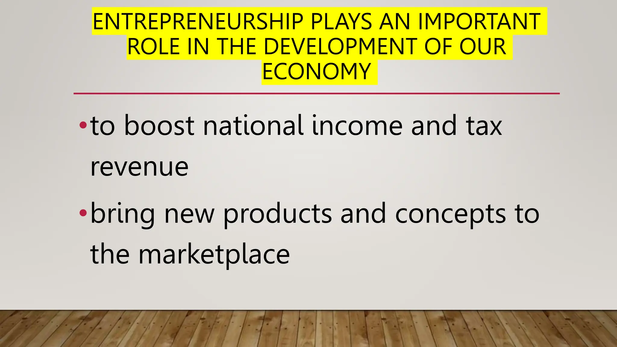 MODULE 1 - INTRODUCTION TO ENTREPRENEURSHIP | PPTX