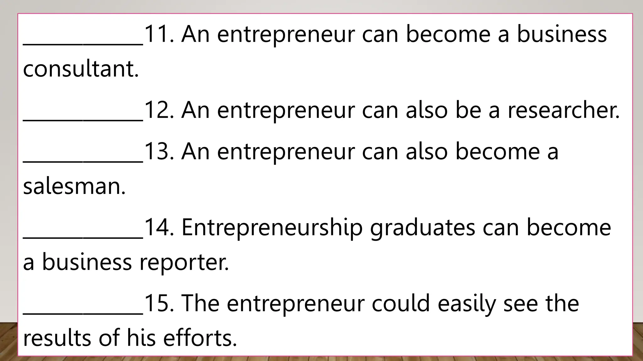 MODULE 1 - INTRODUCTION TO ENTREPRENEURSHIP | PPTX