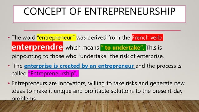 MODULE 1 - INTRODUCTION TO ENTREPRENEURSHIP | PPTX