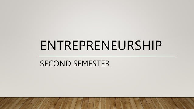 MODULE 1 - INTRODUCTION TO ENTREPRENEURSHIP | PPTX