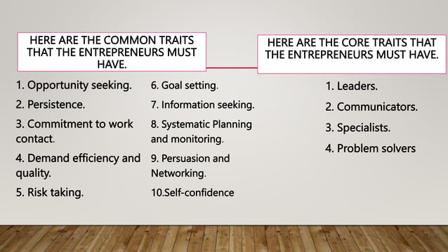 MODULE 1 - INTRODUCTION TO ENTREPRENEURSHIP | PPTX