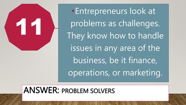 MODULE 1 - INTRODUCTION TO ENTREPRENEURSHIP | PPTX