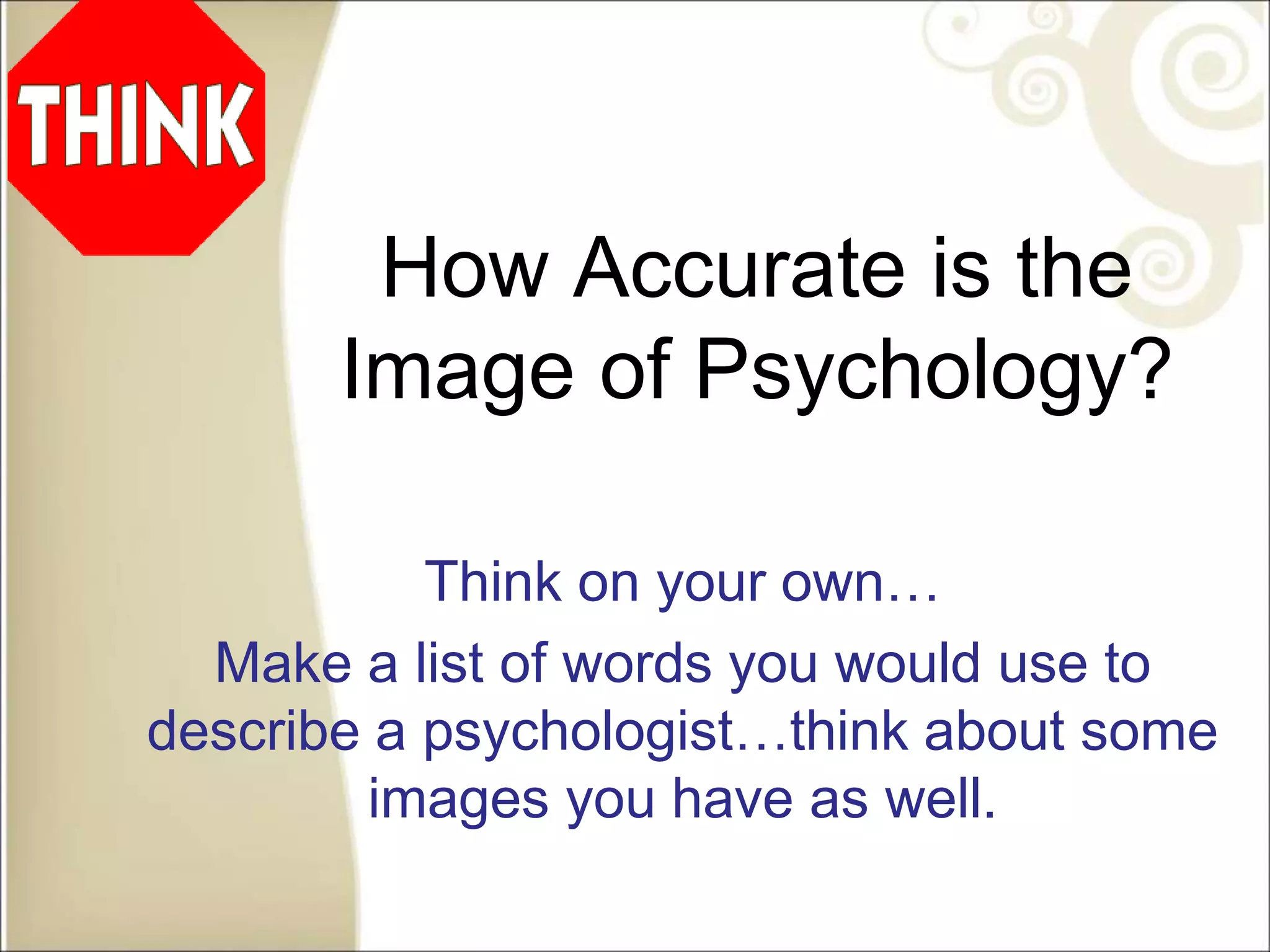 What is Psychology? | PPT