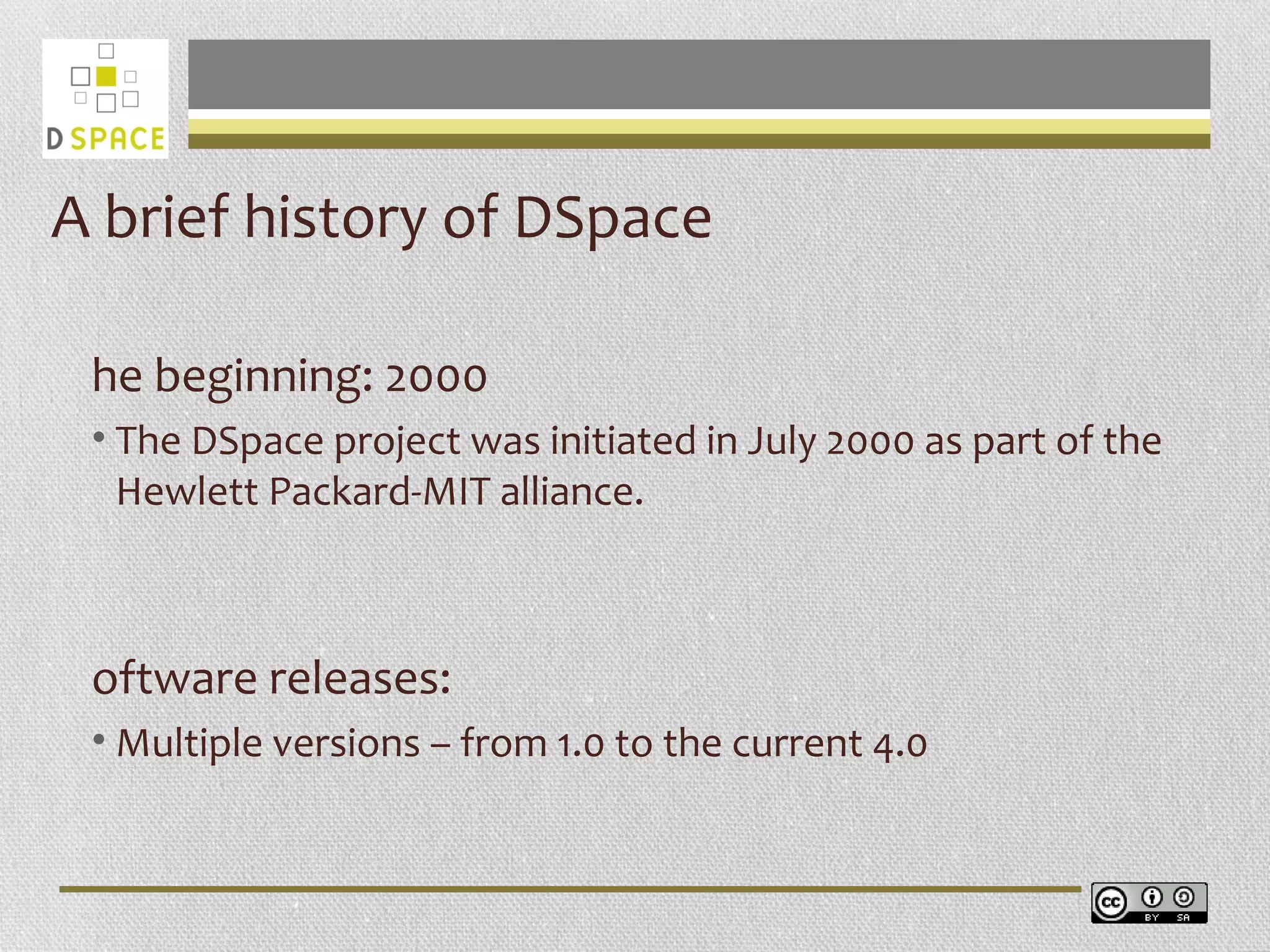 Module 1 introduction of Dspace | PPT