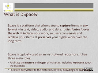 Module 1 introduction of Dspace | PPT