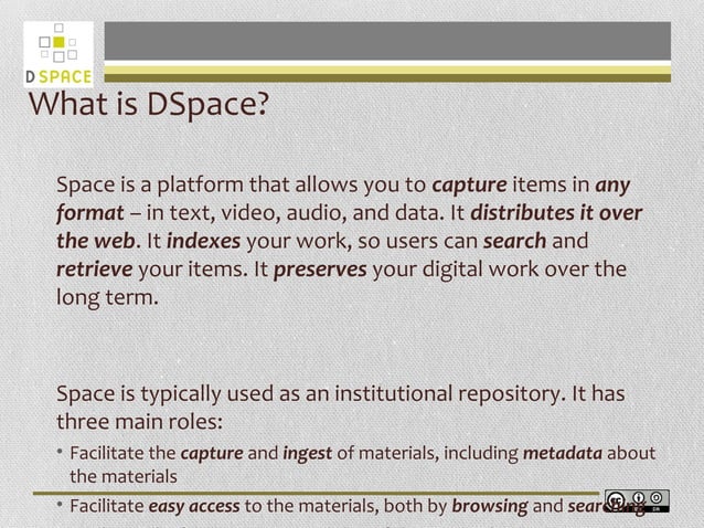 Module 1 introduction of Dspace | PPT