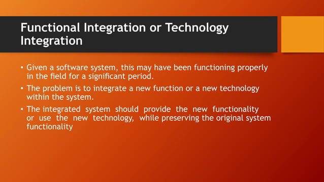 Module 1 - Introduction to system integration.pptx | Computer Software and Applications | Computing