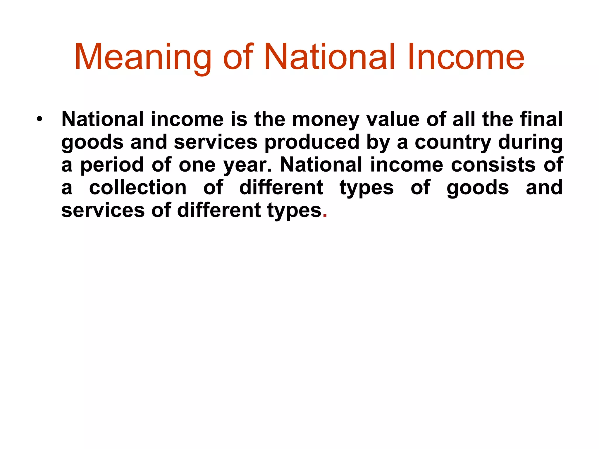 Module 1 introduction-national income concepts & agrregates | PPT