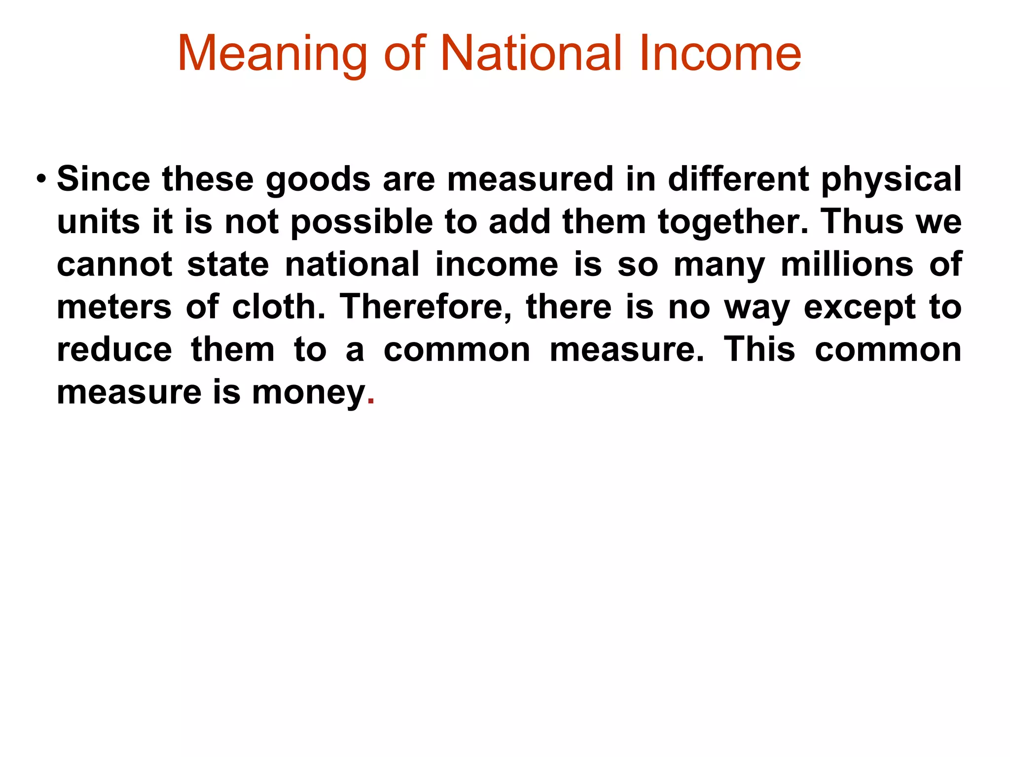 Module 1 introduction-national income concepts & agrregates | PPT