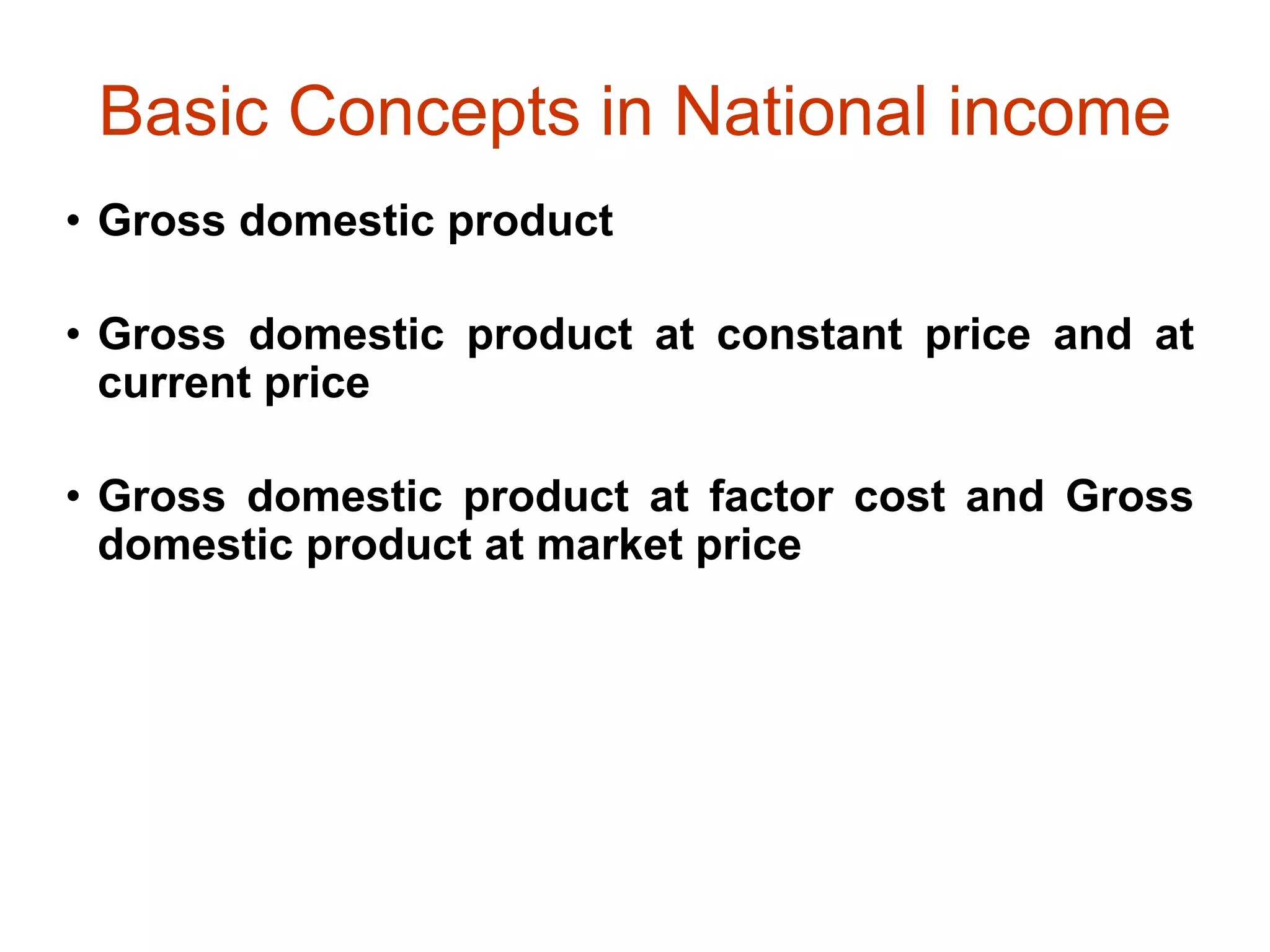 Module 1 introduction-national income concepts & agrregates | PPT