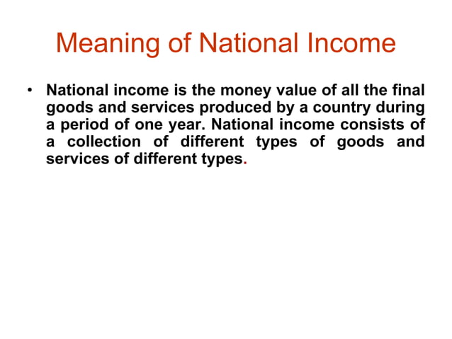Module 1 introduction-national income concepts & agrregates | PPT