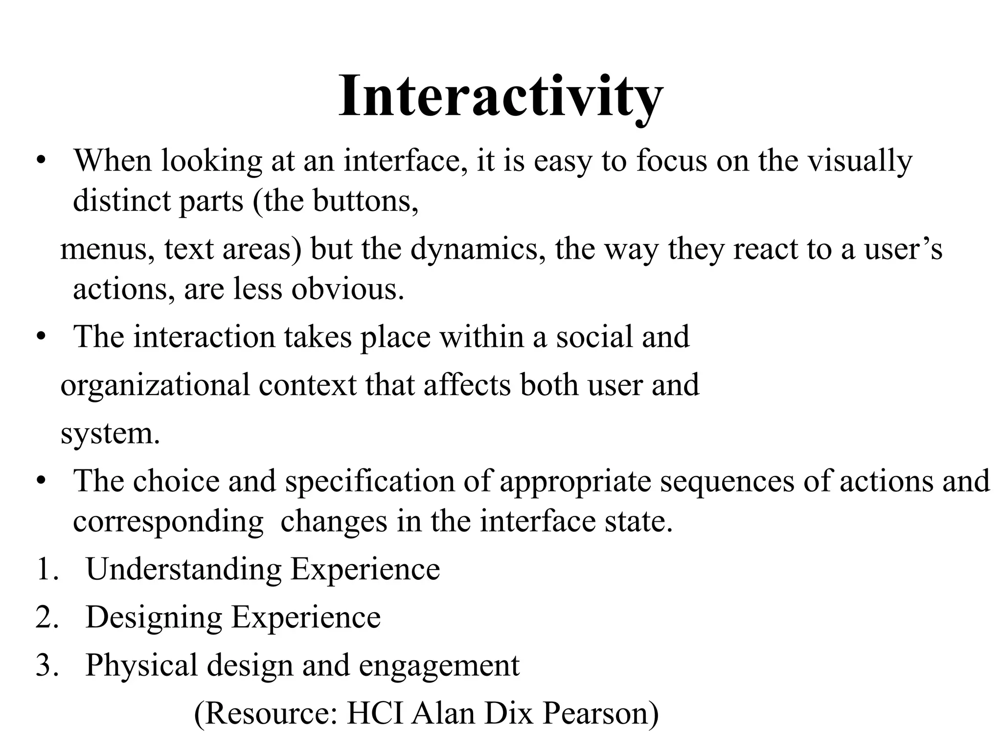 HUMAN MACHINE INTERACTION | PPT