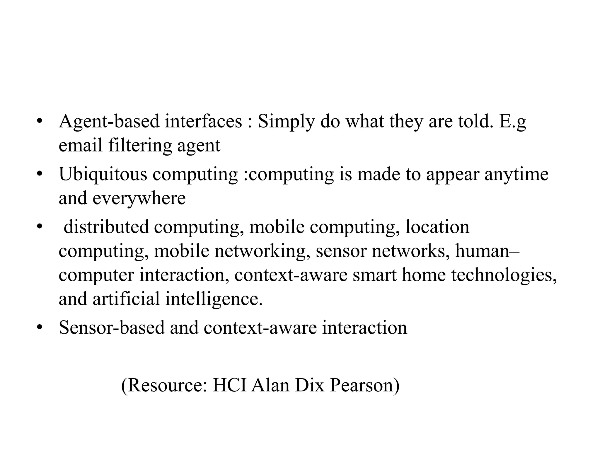 HUMAN MACHINE INTERACTION | PPT