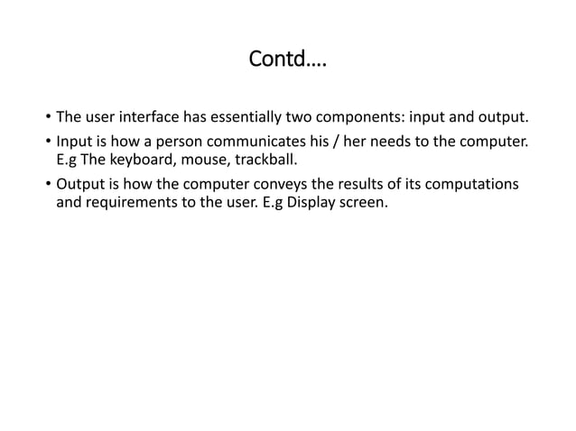 HUMAN MACHINE INTERACTION | PPT