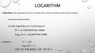 MODULE 1-INTRODUCTION TO LOGARITHM AND DECIBEL.pptx