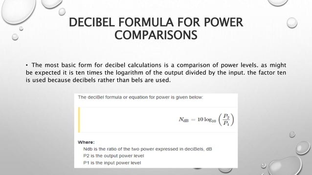 MODULE 1-INTRODUCTION TO LOGARITHM AND DECIBEL.pptx