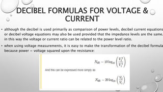 MODULE 1-INTRODUCTION TO LOGARITHM AND DECIBEL.pptx