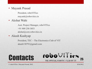RoboCV Module 1: Introduction to Machine Vision | PPT