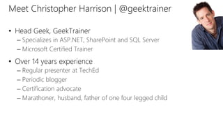 Module 1 - Introduction to the SharePoint Developer Landscape.pptx
