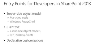 Module 1 - Introduction to the SharePoint Developer Landscape.pptx