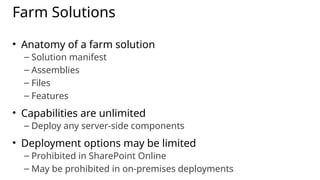 Module 1 - Introduction to the SharePoint Developer Landscape .pptx | Free Download