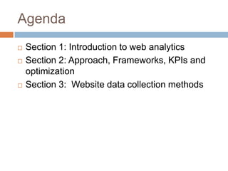 Module 1 introduction to web analytics | PPTX