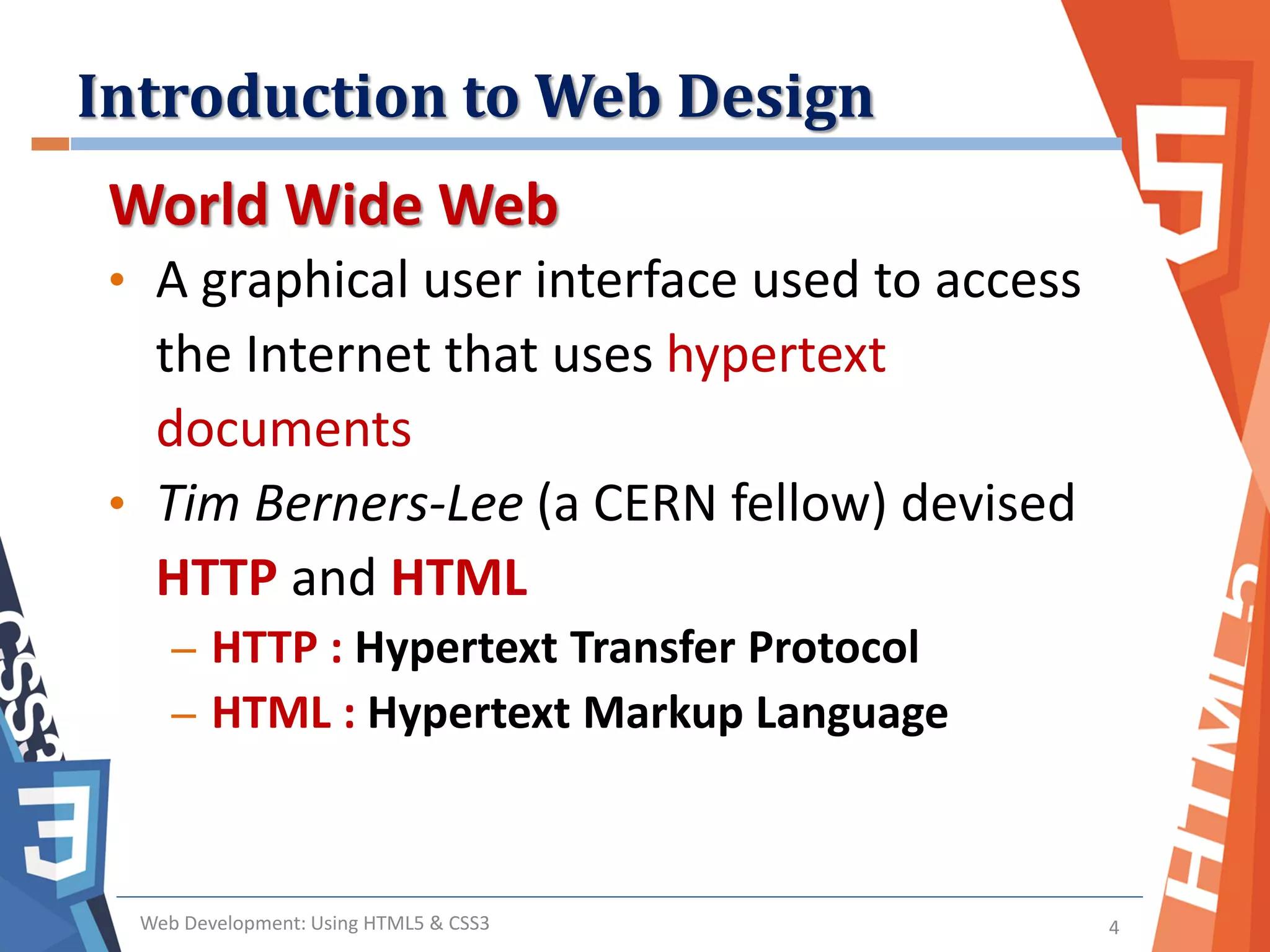 Introduction to Web Design | PDF